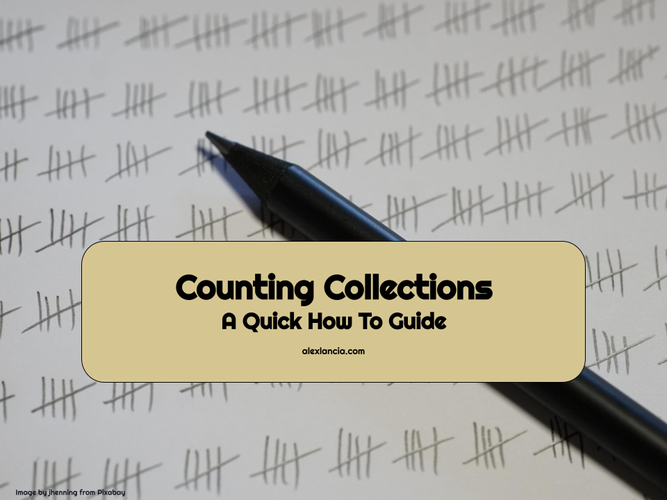 Counting Collections – Alex Lancia